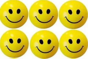 JASS ENTERPRISES Smiley Squeeze Ball (Pack of 6) - 20 mm - Smiley ...