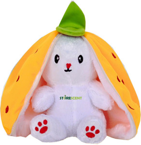 BUNVOX Reversible Bunny Plush Toy- Soft Rabbit Toy (Yellow Bunny) - 20 ...