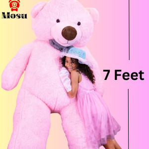 MOSU CUTE GIANT HUGGABLE LONG TEDDY BEAR 7 FEET - 210 cm - CUTE GIANT ...