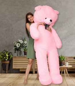 TRUELOVER 6 Feet Teddy bear Pink color | Teddy bear for girls | Teddy ...