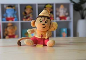 MODI TOYS Baby Hanuman (Mini - 7 inch) Mantra Singing Plush Toy for ...