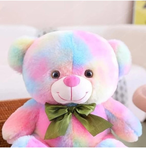 Khatu shyam Raimbow Huggable Teedy Bear Plushie Soft Toys 29 cm ...