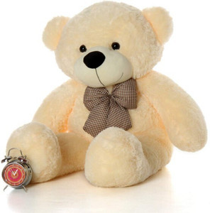 JST SOFT TOYS 3 Feet Teddy Bear Cream Color - 90 cm - 3 Feet Teddy Bear ...