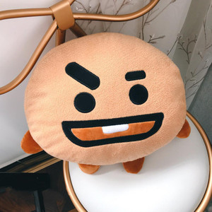 ATTRACTIVE BTS BT21 Kpop Merch Plush Large 14" Cushion Cover / Rucksack ...