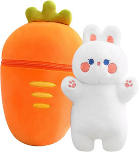 TechMax Solution RABBIT Huggable Carrot Rabbit Plush - The Perfect ...