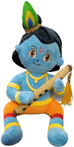 AVS Stuffed toys Krishna with Bansuri - 26 cm - Stuffed toys Krishna ...