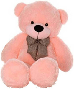HOUSE OF COMMON 3 Feet Cute Pink Fur & Heart Teddy Bear - 90 cm - 3 ...