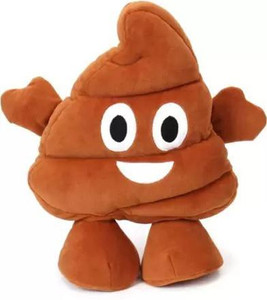 PITARA Standing Emoji Brown Poop Plush -40 CM - 40 cm - Standing Emoji ...
