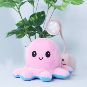 DECRONICS Side Changing Octopus Mini Plush - Stuffed Animal Soft Toy ...