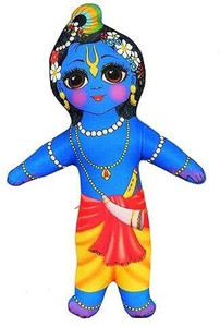 Vrindavanstore.in Lord Krishna Stuffed Soft Toy for Kids, Washable Toy ...