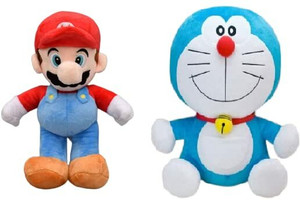 AVS 35 cm Doraemon and 30 cm Mario Animal Playing Toy, birthday gift ...
