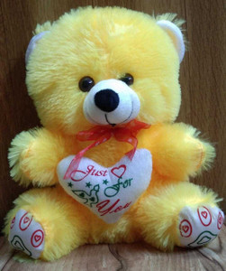 ZOOMINO Very Soft Lovable/Huggable (Yellow) Teddy Bear For Children ...