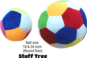 stuff tree Combo of 2 Soft Ball Multi color with perfect size for kids ...