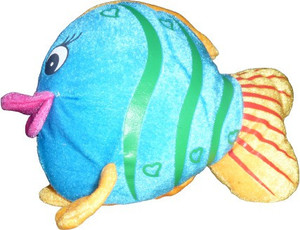 Unnati collection Blue Fish Soft Animal Toy Teddy Bear - 18 cm - Blue ...