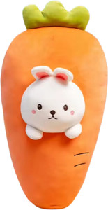 TechMax Solution CUTE CARROT BUNNY PLUSH TOY - 45 cm - CUTE CARROT ...