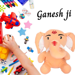 Mallexo Cute Ganesh ji Soft Toys for Kids Little Ganesha Stuffed Toy ...