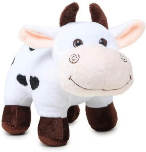 RMB TRADERS Imported Cow Soft Toy for Kids - 20 cm - Imported Cow Soft ...