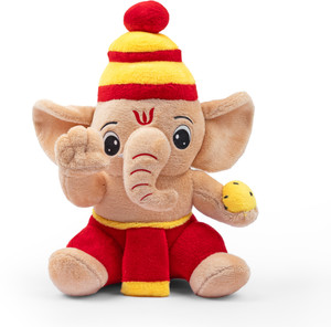 LADDOO Bring Home Ganesha Diwali Soft Toy - 9 inch - Bring Home Ganesha ...