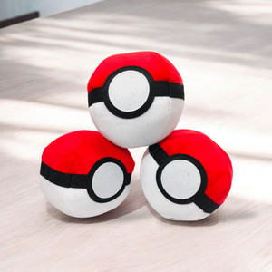 Yey Pokemon 6" Poke Ball Plush, Generation 3 Pokeball - Soft Stuffed ...