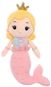 MiniJoy Mermaid doll plush teddy bear soft toy red color - 30 cm ...