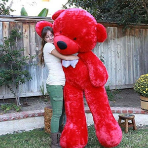 MADDIE 3 Feet Teddy Bear I Love You Soft Toysl Red 90 Cm - 90 cm - 3 ...