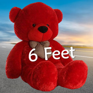 Krishna Creation 6 FEET for Girls and Boys | Teddy Bear with Neck Bow ...