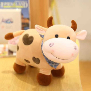 Teddy Daddy Cow Soft Toy ( Pink - 1 single piece ) - 25 cm - Cow Soft ...