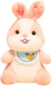 SCOOBA super soft bib rabbit stuffed toy 35cm - 35 cm - super soft bib ...
