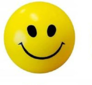 KEtoy Slimy Squishy Stress Reliever Smiley Ball for Kids -Pack of 1 - 5 ...