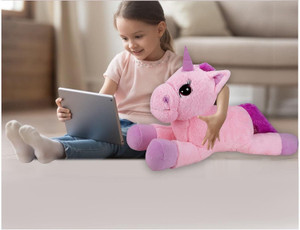 Apex Toys Unicorn Big Size Pink Perfact Birthday Gift for Kids - 70 cm ...