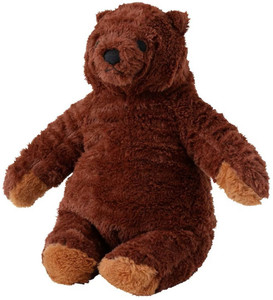 IKEA DJUNGELSKOG Soft toy, brown/bear cub, 32 cm (13 ") - 320 mm ...
