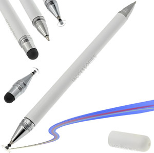iAccessories 3-in-1 Silicon Disc Tip Round Bar and Ballpoint Pen for ...