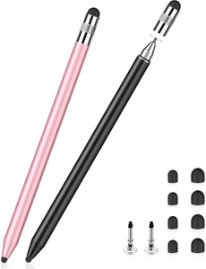 Verilux Stylus Pen for iOS and Android Tablets and Phones 3 in 1 Dual ...