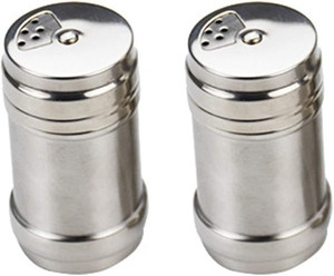 ASVMART Salt and Pepper Shaker Set || Stainless Steel Spice Dispenser ...