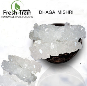 FreshTrain Organic Dhaga Mishri | Thread Mishri Crystal Sugar | Khanda ...