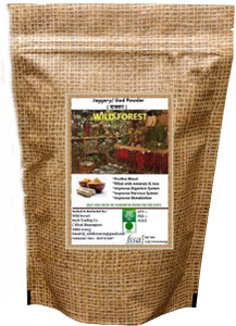 WILD FOREST Jaggery Powder, Sugarcane ,Shakkar, Gud, Natural & Healthy ...