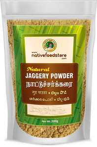 Nativefoodstore Country Jaggery Powder(Nattu Sakkarai)-200gms Sugar ...