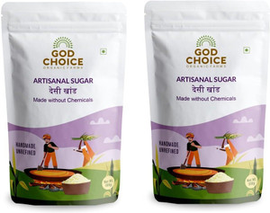 God Choice Organic Farms Artisanal Sugar | Desi Khaand | Unrefined ...