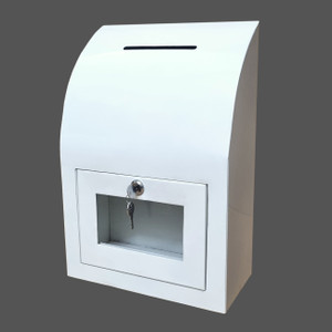 Adscope Heavy Metal Cheque Drop Box/collection Box/Clearing Box/Letter ...