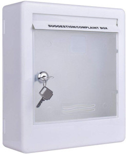 Plantex Virgin Plastic Wall Mount Suggestion Box/Complaint Box/Letter ...