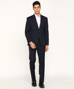 PARK AVENUE 2 Piece Suit Checkered Men Suit - Buy PARK AVENUE 2 Piece ...