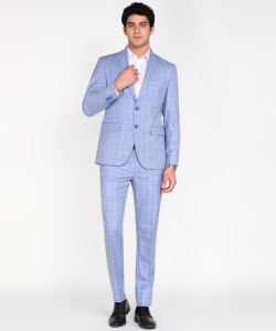 PETER ENGLAND 3 PC Suit Checkered Men Suit - Buy PETER ENGLAND 3 PC ...