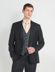 ARROW Reversible Waistcoat Three Piece Suit Self Design Men Suit - Buy ...