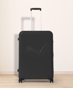 PUMA Trolley Bag -Medium Check-in Suitcase 8 Wheels - 26 inch Black ...