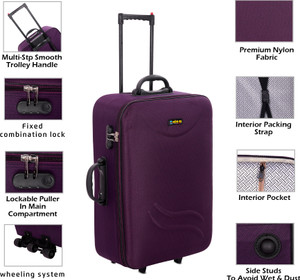 MDR Waterproof Travel Trolley/Suitcase Cabin Soft Luggage Bag ...
