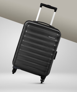 PROVOGUE Verge Cabin Suitcase 4 Wheels - 22 Inch Black - Price in India ...