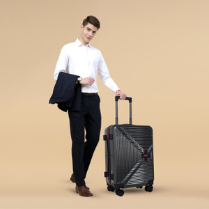 SWISS MILITARY MOSAIC Hard Top 20 Inch Luggage Trolley Bag Cabin ...