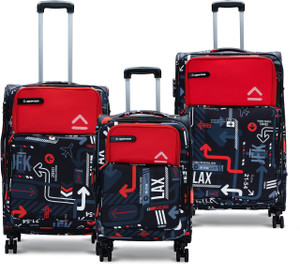 Uppercase JFK Soft Trolley Luggage Set of 3(S+M+L) Expandable Cabin ...