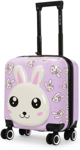 NASHER MILES Zoo Rabbit Hard-Sided Cabin Luggage Purple 44cm Kids ...