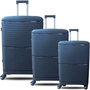 VIP PP Trolley Bag Set of 3|Anti-Theft Zip|8W Trolley|TSA Lock Cabin ...